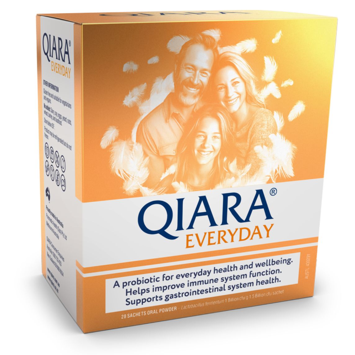 Qiara Everyday Probiotic 28 Sachets – Australian Health & Nutrition